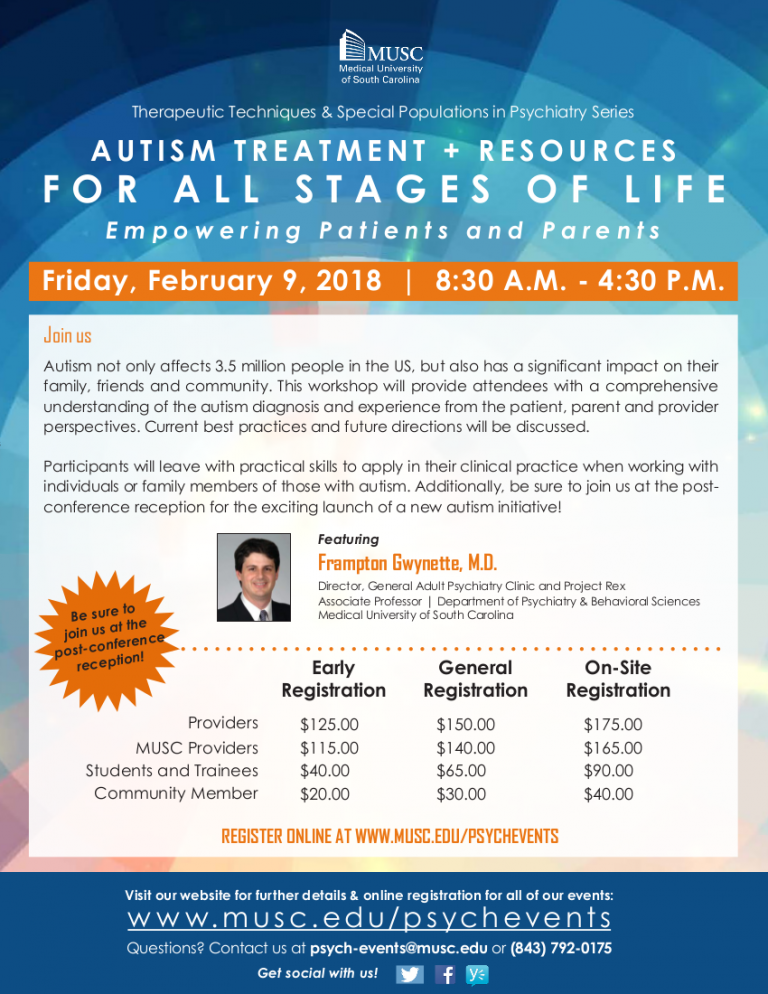 January 2018 Local Autism Events Roundup – Project Rex