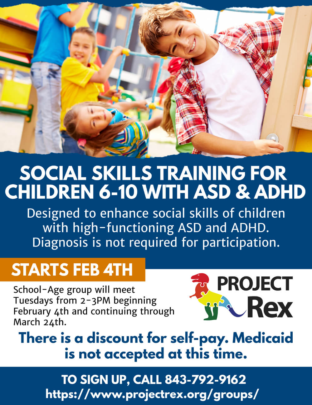 School-Age Group (Ages 6-10) Begins February 4th. Register Now ...