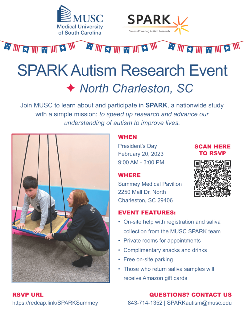 North Charleston SPARK Autism Research Event – Project Rex