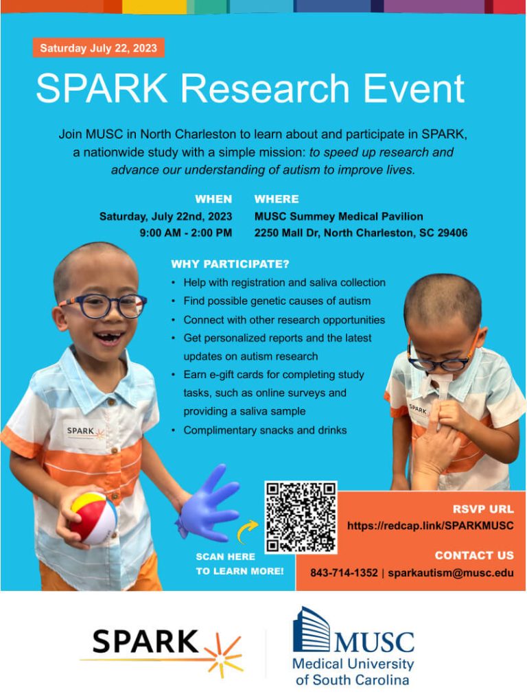 SPARK Autism Research Study Coming to North Charleston July 22nd ...